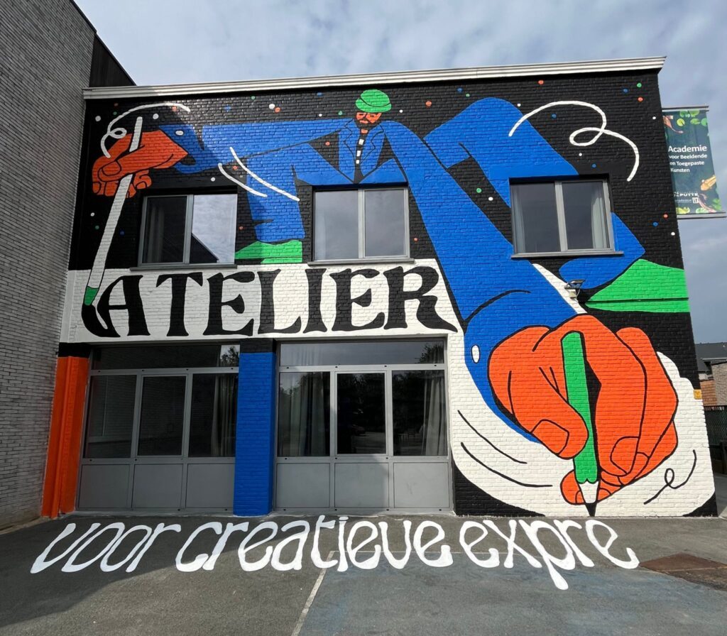 Atelier voor Creatieve Expressie - Putte - Treepack | Murals and Street Art